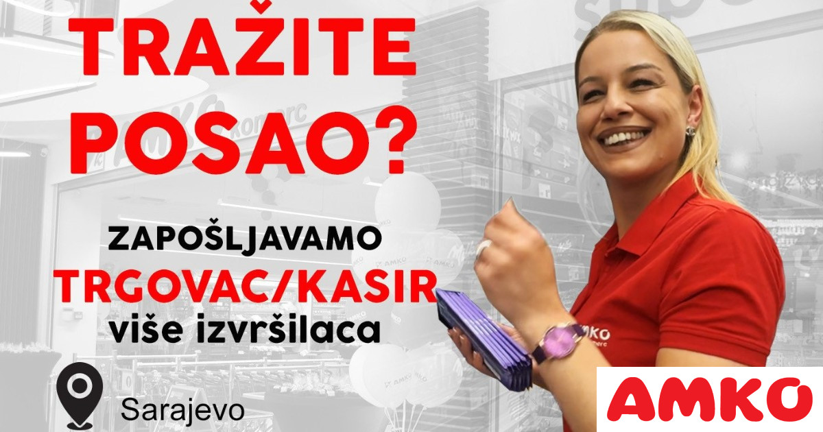 Trgovac (m/ž) | Amko komerc - Klix Posao