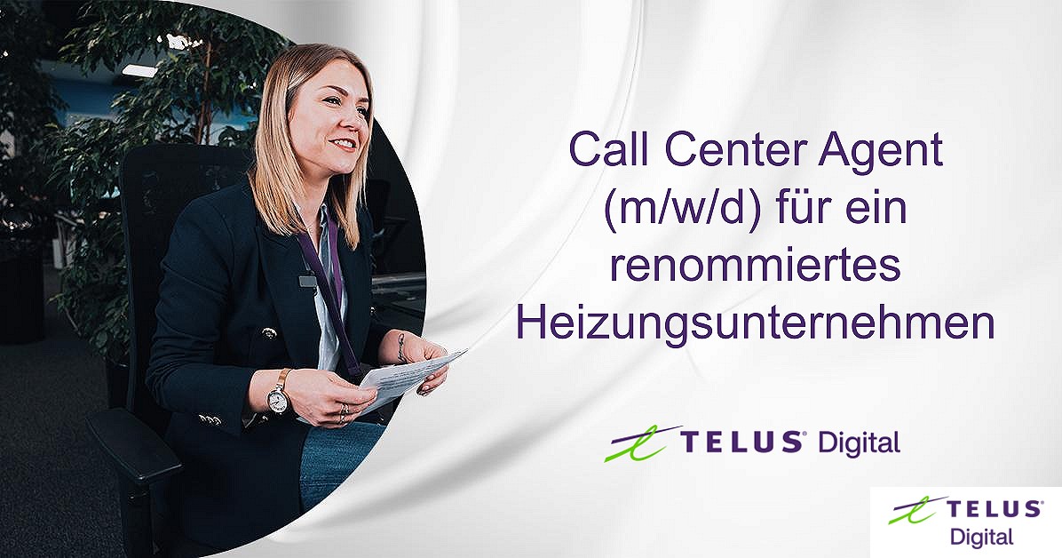 Call Center Agent (m/w/d) für ein renommiertes Heizungsunternehmen ...