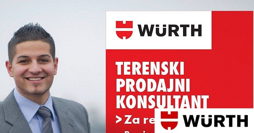 Terenski prodajni konsultant (m/ž) | Wurth BH - Klix Posao