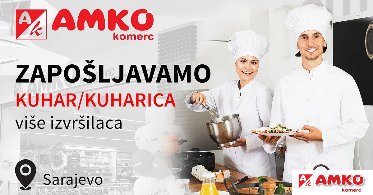 Kuhar (m/ž) | Amko komerc - Klix Posao