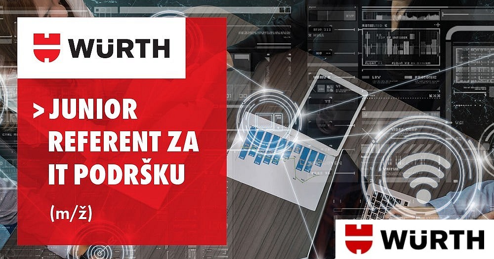 Junior referent za IT podršku (m/ž) | Wurth BH - Klix Posao