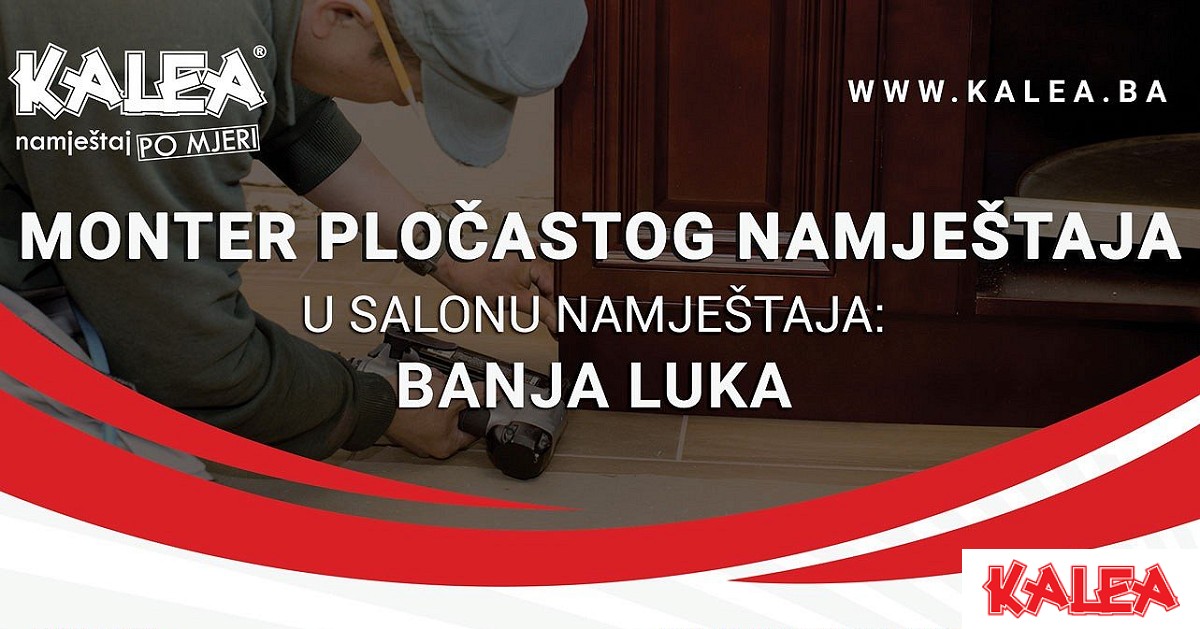 Monter pločastog namještaja (m/ž) | Kalea - Klix Posao