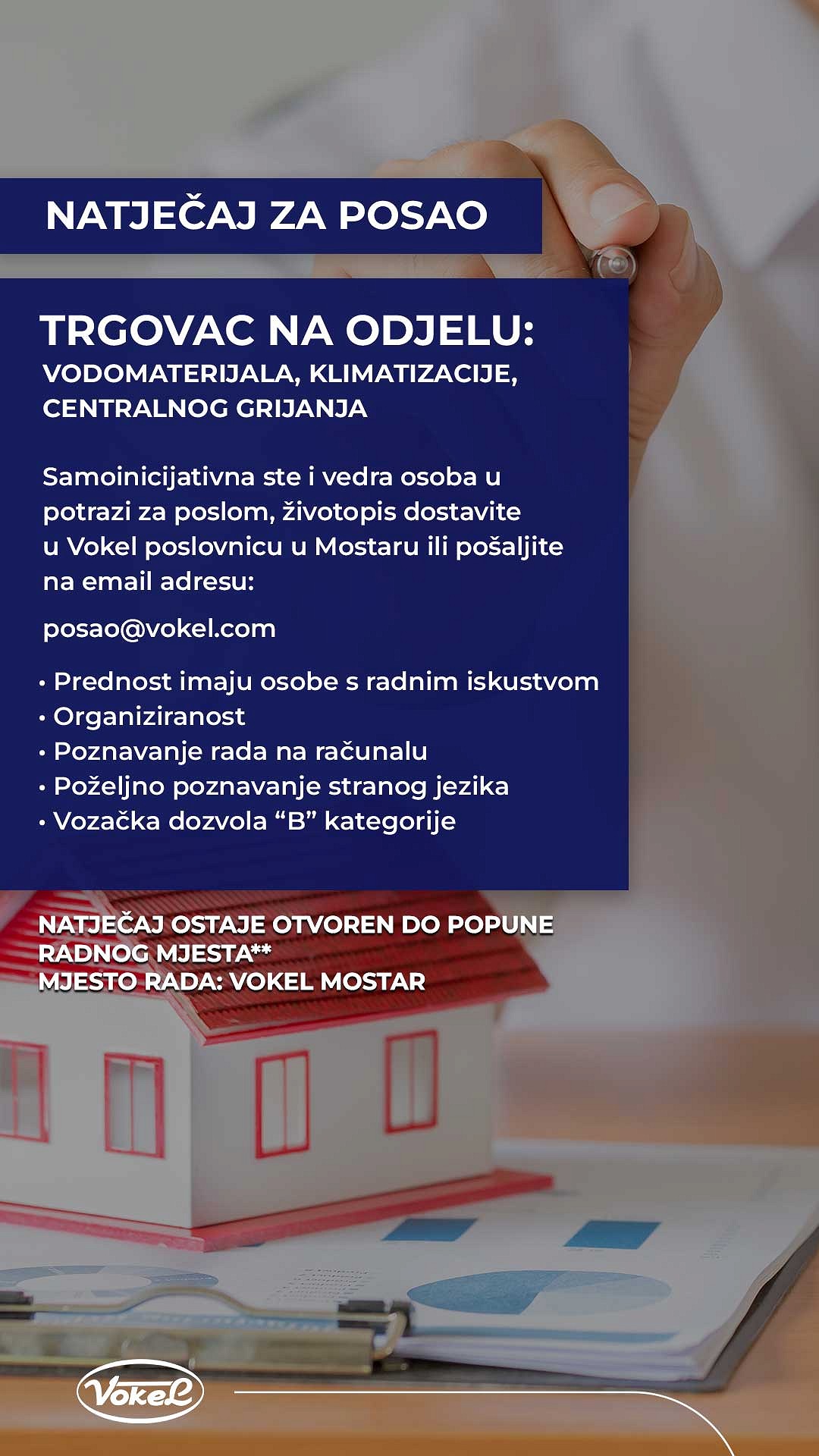 Trgovac - Odjel vodomaterijala, centralnog grijanja i klimatizacije (m ...