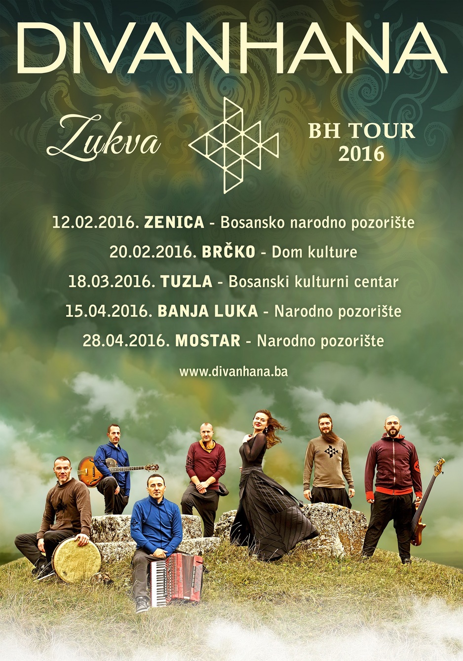 Divanhana u Zenici počinje koncertnu turneju "Zukva 2016"