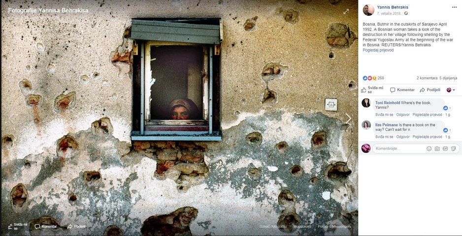 Fotograf Yannis Behrakis u svijet je slao slike iz ratne BiH o logorima ...