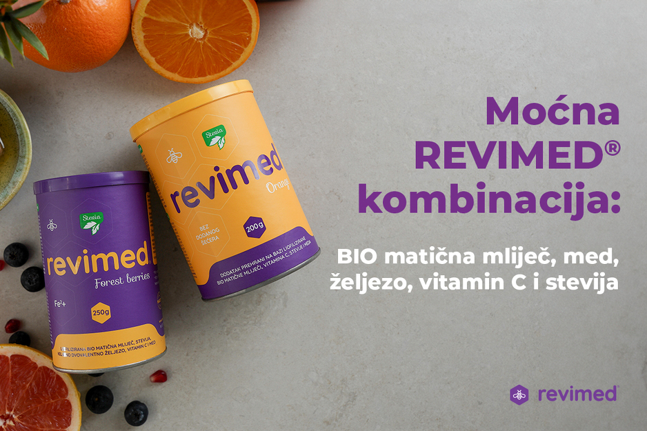 Matična mliječ u REVIMED® napitku: Savršena hrana za rast i razvoj djece
