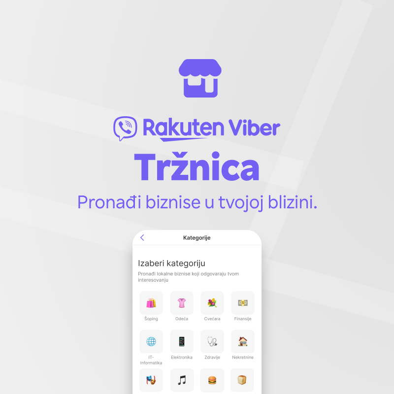 Rakuten Viber predstavlja novu uslugu u BiH: Viber Marketplace stiže u ...
