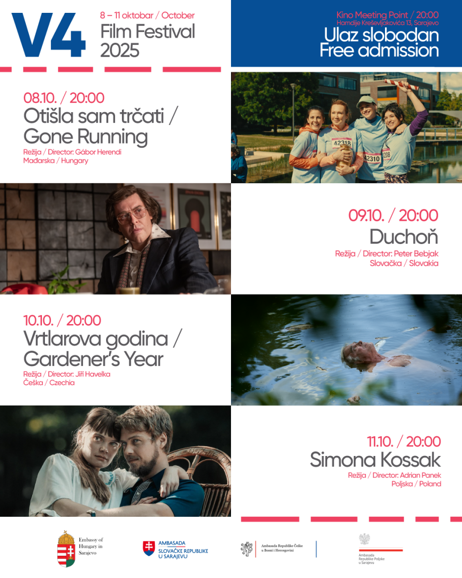 U kinu Meeting Point 8. oktobra počinje V4 Film Festival