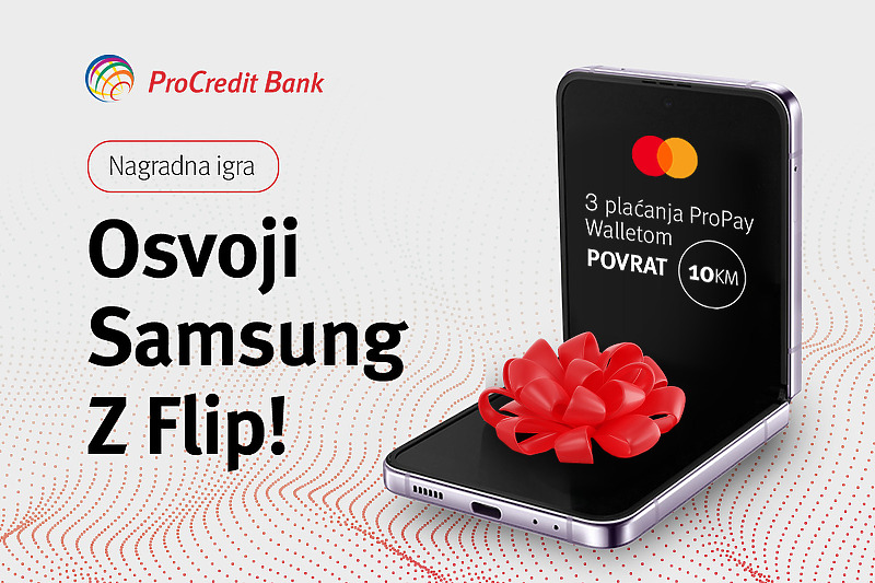 ProCredit Bank: ProPay Novčanikom plati jer poklon će da ti se vrati
