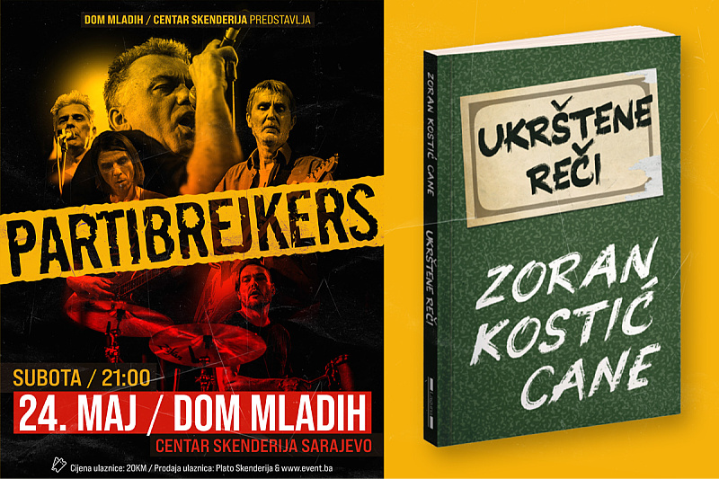 U Domu mladih u subotu promocija knjige "Ukrštene riječi" autora Zorana Kostića Caneta