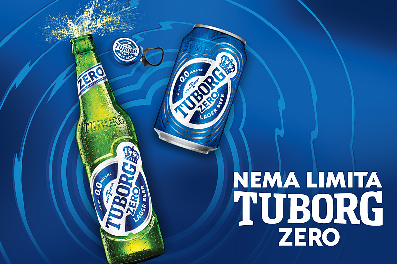 Tuborg Zero, novo osvježenje bez alkohola: Bilo kad, bilo gdje