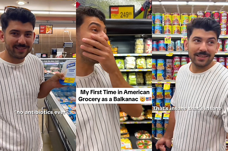 Kako izgleda kad Bosanac prvi put uđe u američki supermarket: Tiktoker podijelio iskustvo
