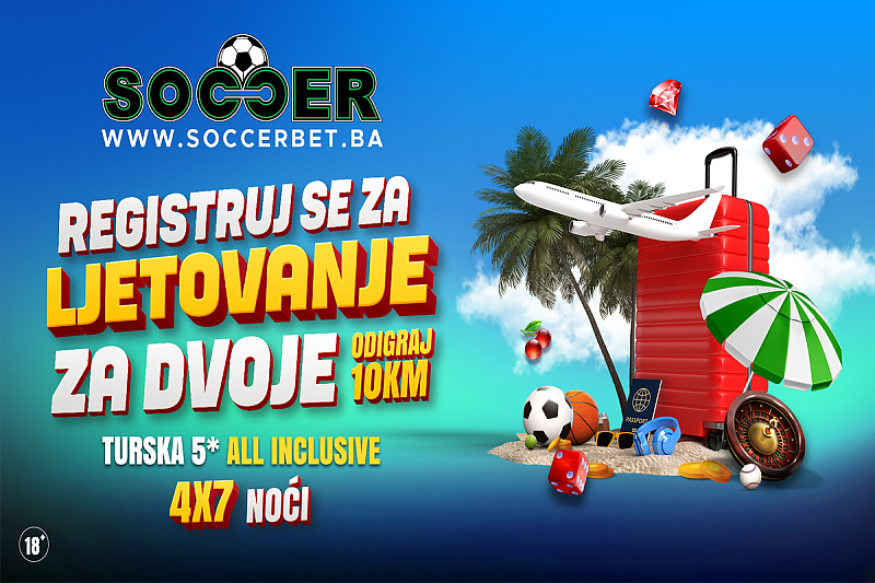 Soccerbet te vodi na more za 10 KM: Evo šta trebaš uraditi