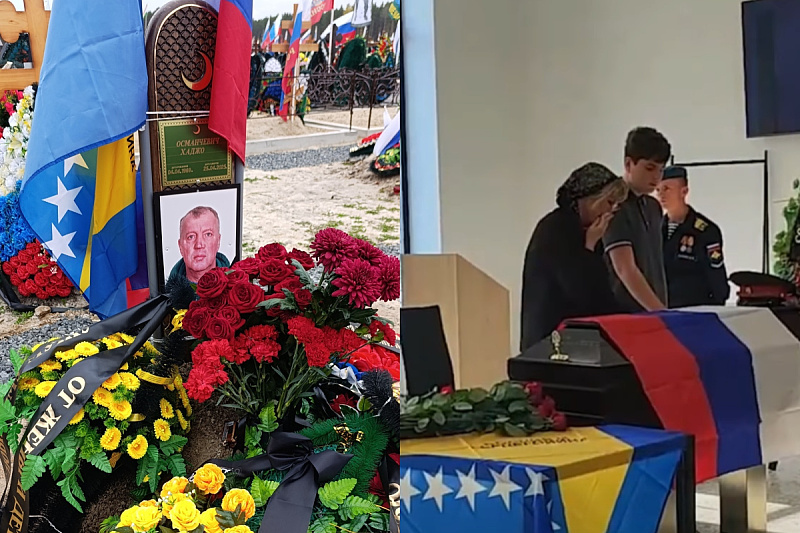 Hadžo Osmančević koji je poginuo na ratištu u Ukrajni sahranjen u Rusiji uz vojne počasti