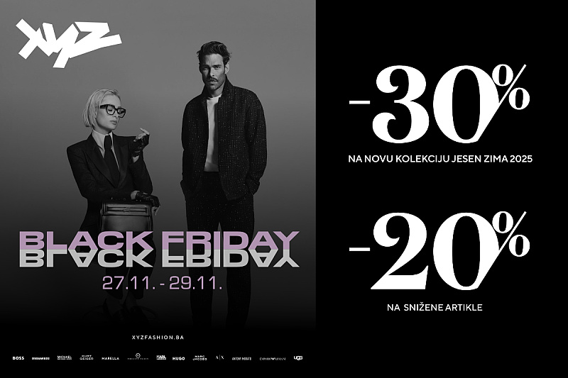 XYZ Premium Fashion Store donosi Black Friday popuste koji se ne propuštaju