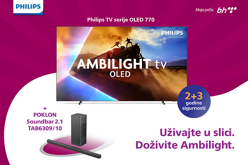 BH Telecom: Doživite magiju kućnog kina uz Philips TV i poklon soundbar