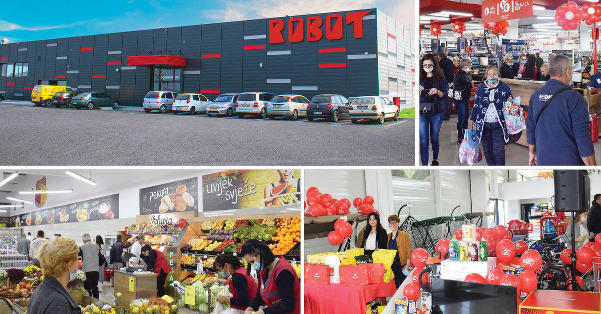 Otvoren hipermarket Robot u Derventi