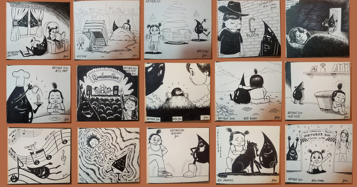 Pogledajte svakodnevnicu Miss Maris i Mr. Inka kroz radove ...