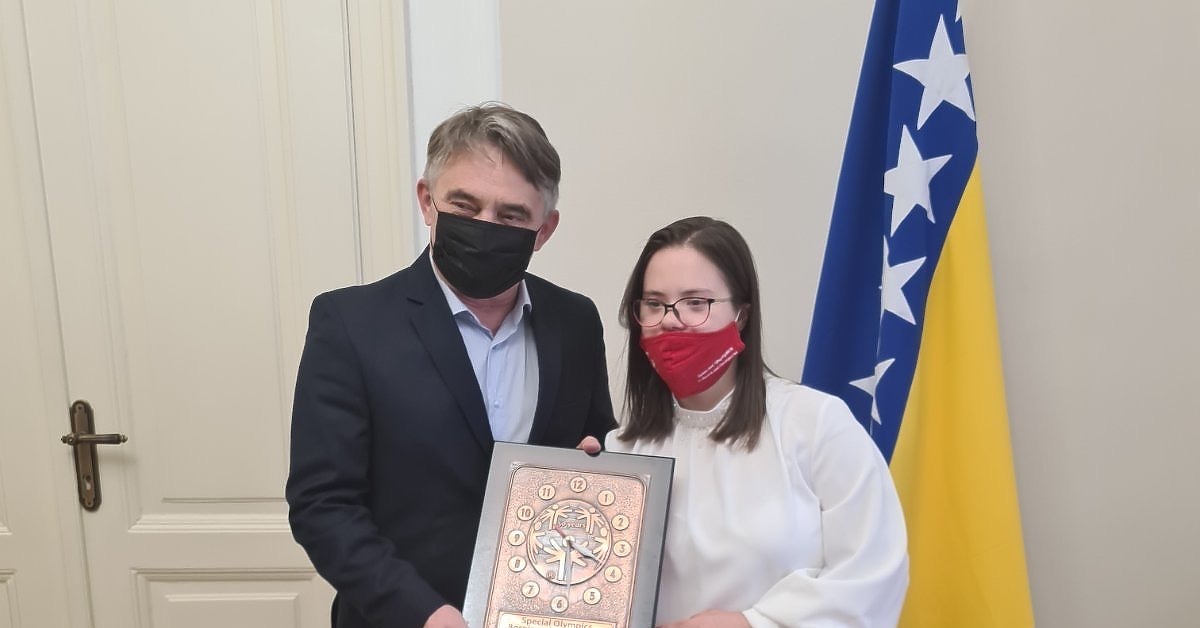 Edna Šunjić na prijemu kod Željka Komšića: Ona je inspiracija meni i ...