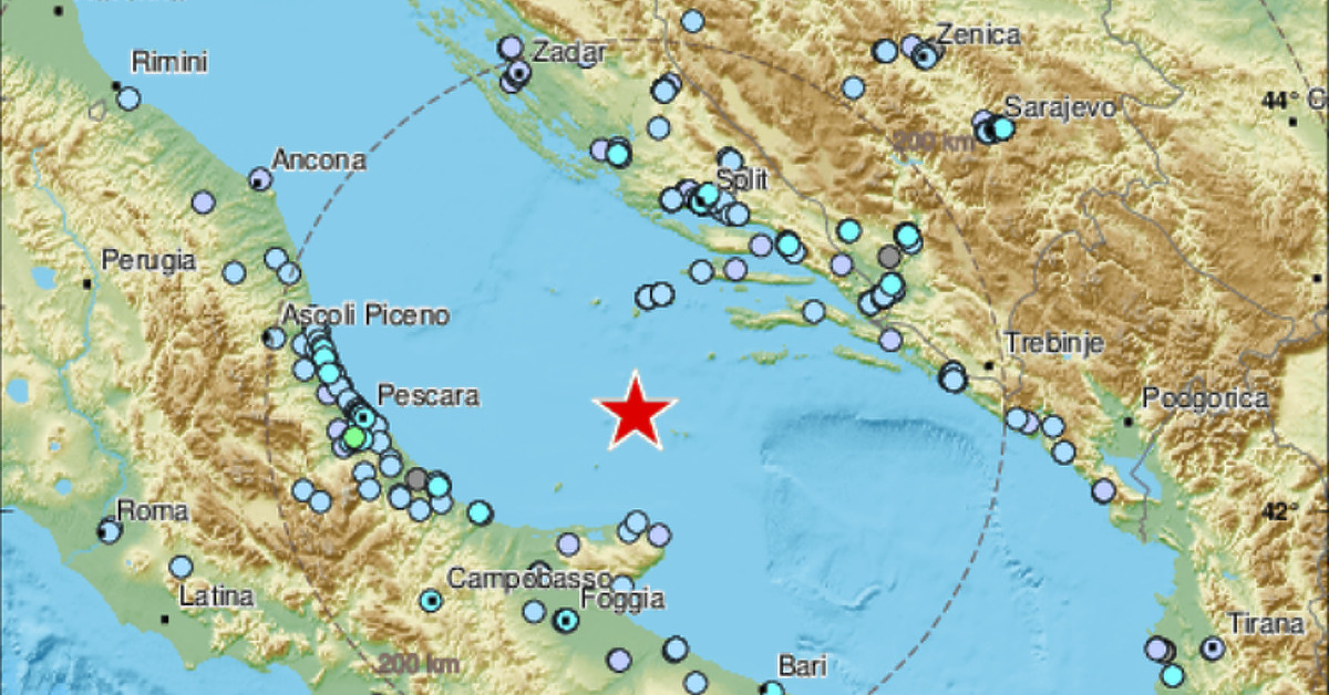 Snažan zemljotres u Jadranskom moru osjetio se i u BiH