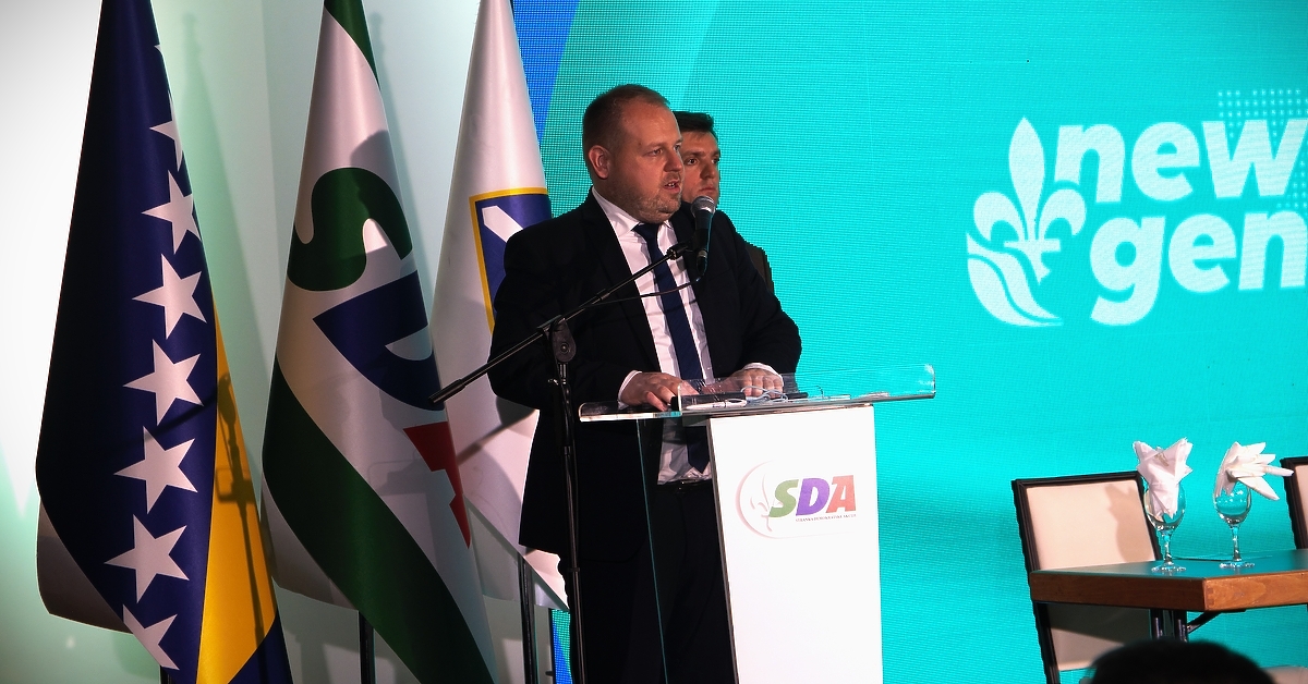 Haris Šabanović je ponovo izabran za predsjednika Asocijacije mladih SDA