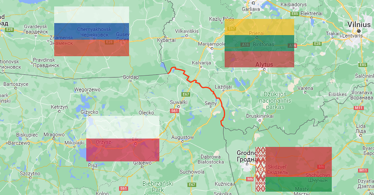 Šta je Suwalki koridor, mjesto gdje može početi treći svjetski rat