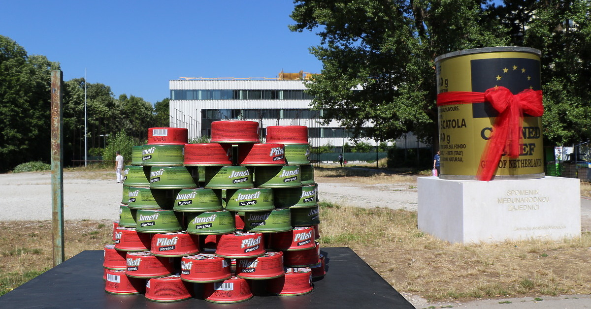 Obnovljen spomenik "ICAR konzerva" u Sarajevu