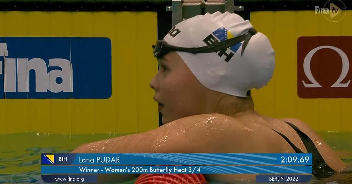 Lana Pudar ušla u finale Svjetskog kupa u utrci na 200 metara delfin Lana Pudar ušla u finale Svjetskog kupa u utrci na 200 metara delfin