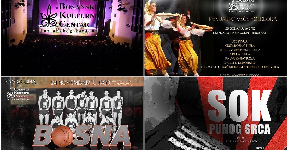 Jubilej 25 godina BKC TK: Centralni dio manifestacije od 23. do 25. novembra