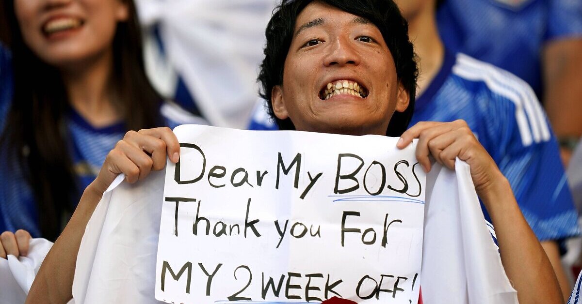 Japanac s transparentom na SP-u postao hit na Twitteru: Šefe, hvala za ...