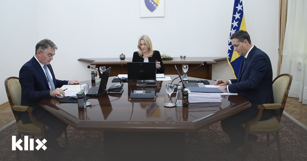 Prva sjednica novog saziva Predsjedništva BiH: Evo šta je usvojeno