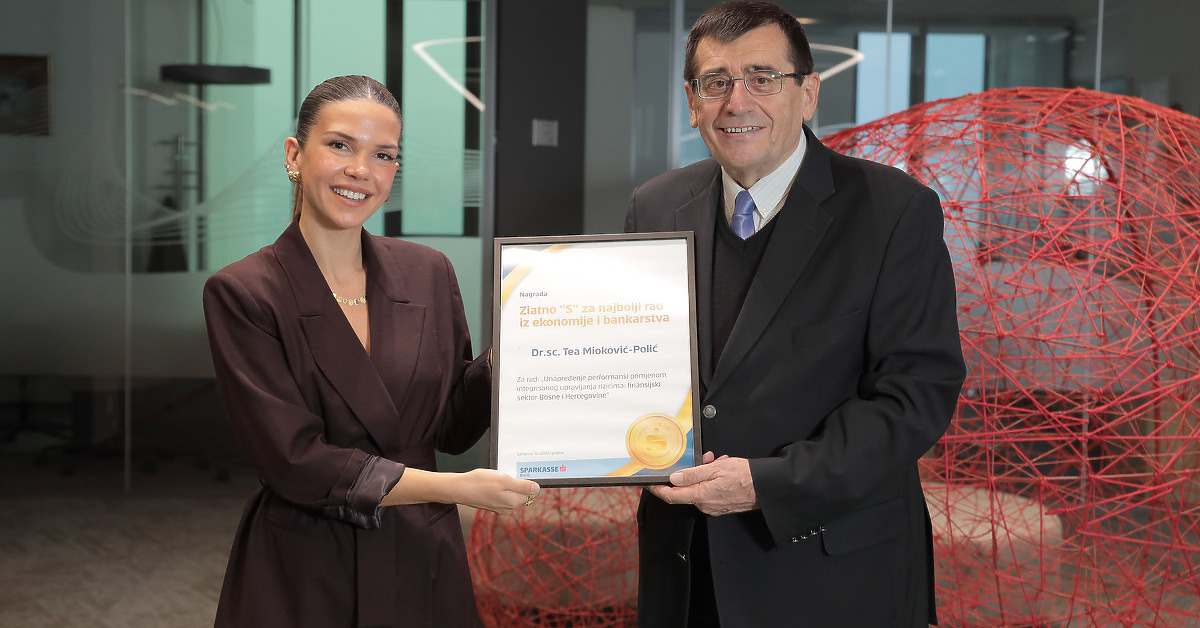 Sparkasse banka proglasila dobitnike nagrade "Zlatno S za najbolji rad ...
