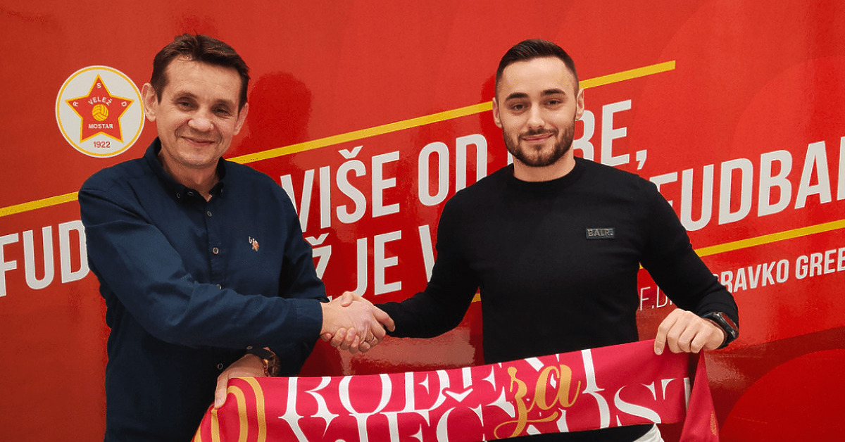 Desni bek Marko Karamarko pojačao Velež do kraja sezone