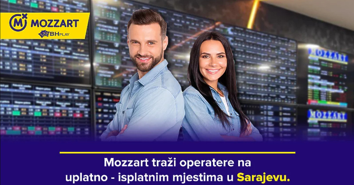 Mozzart BH Play zapošljava više osoba u Sarajevu, pogledajte uslove