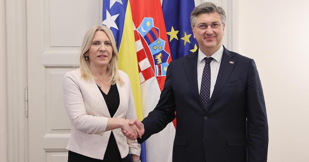 Cvijanović i Plenković o unapređenju bilateralne i regionalne saradnje