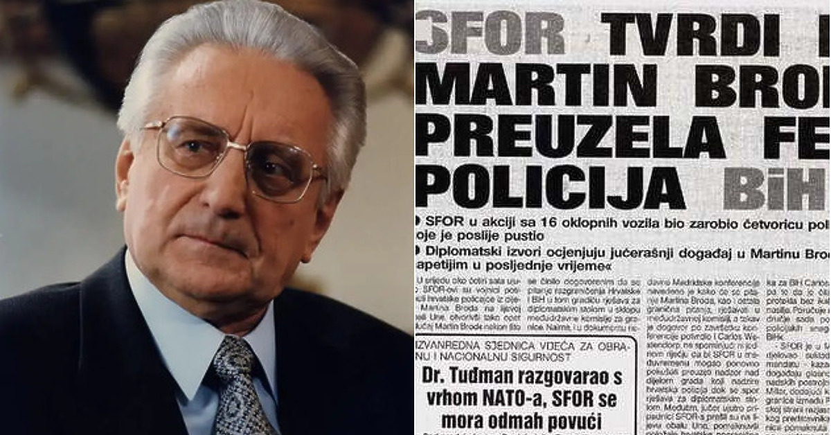 Zaboravljeni incident kod Martin Broda: NATO je Tuđmanu prijetio ...
