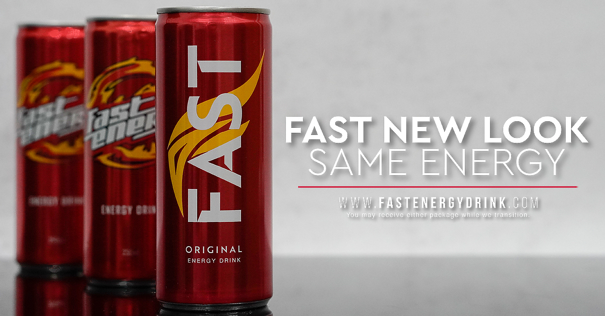 Fast Energy Drink u novom ruhu: Drugačiji izgled, ista energija