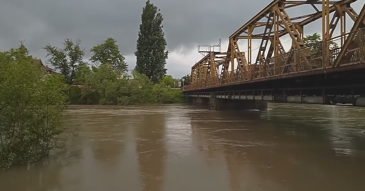 Vodostaj rijeke Sane u prosjeku raste dva centrimetra po satu