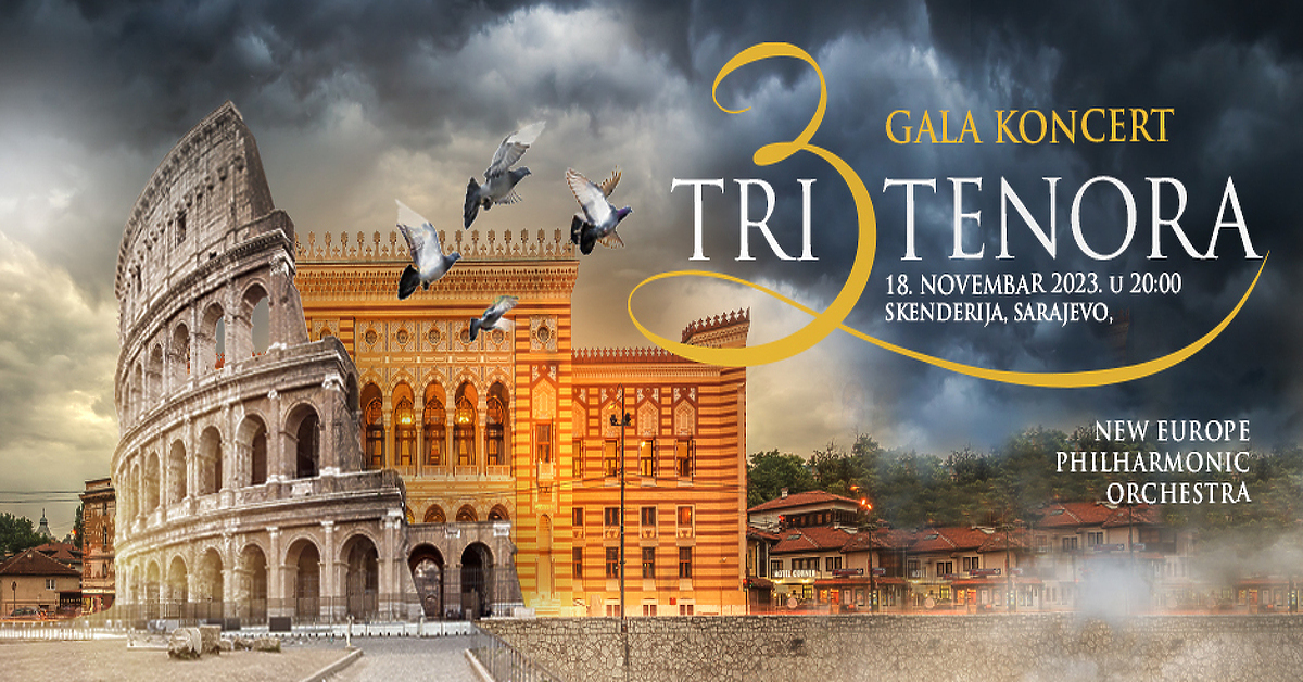 Svjetski projekat: Gala koncert klasične muzike "Tri tenora" stiže u ...