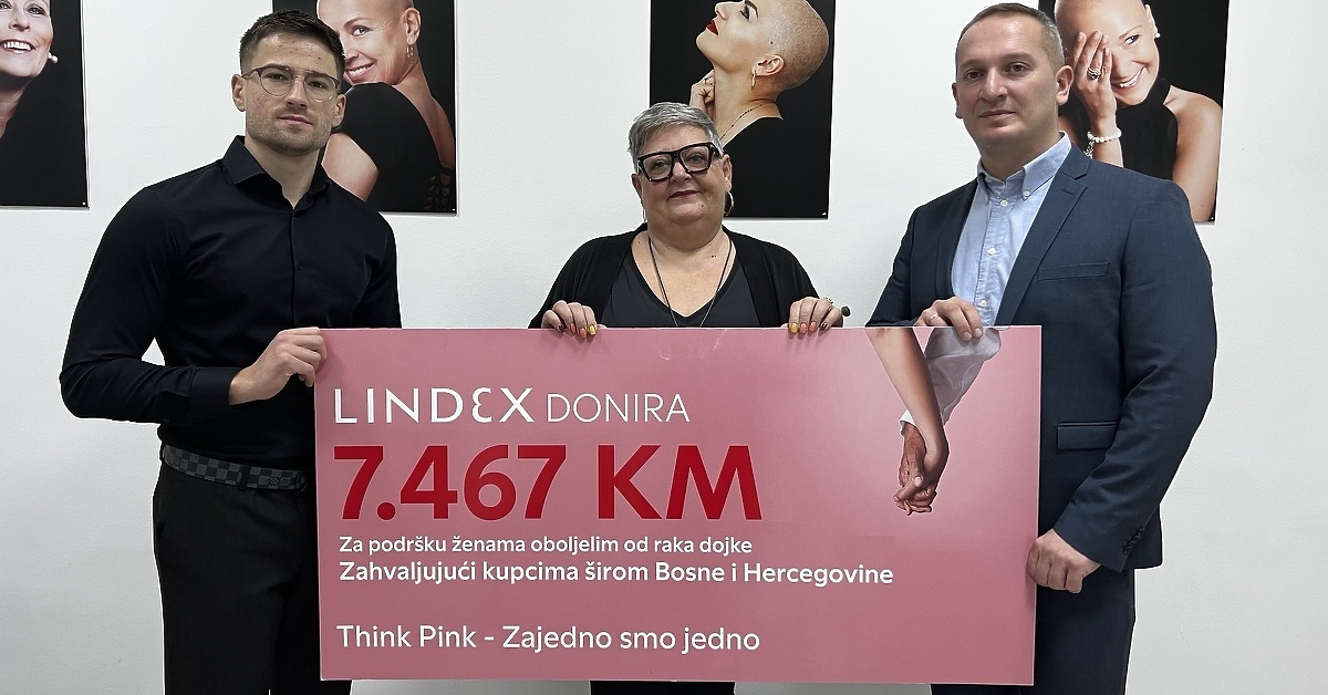 Lindex donirao sredstva organizaciji Think Pink za podršku u borbi ...