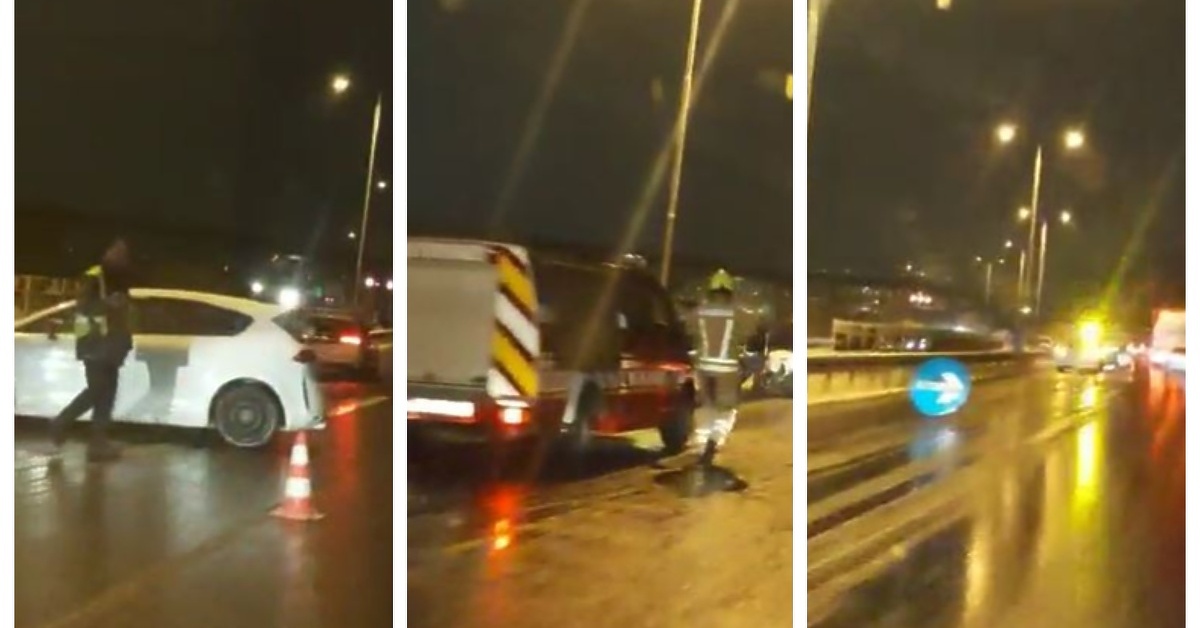 Udes na autoputu kod Vogošće, automobil udario u zaštitnu ogradu