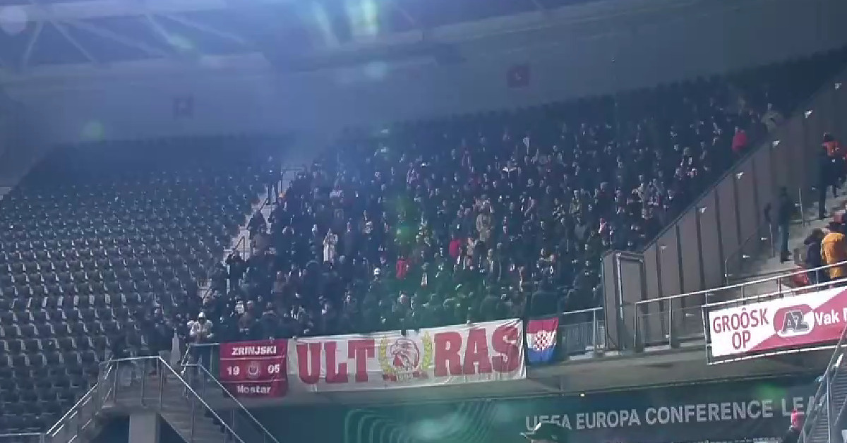 Zrinjski ima veliku podršku u Nizozemskoj, stotine Ultrasa na tribinama ...