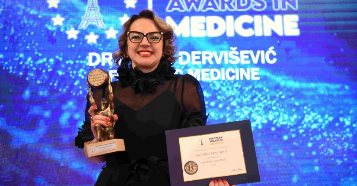 Emina Dervišević dobila Evropsku nagradu u medicini, posvetila je ...