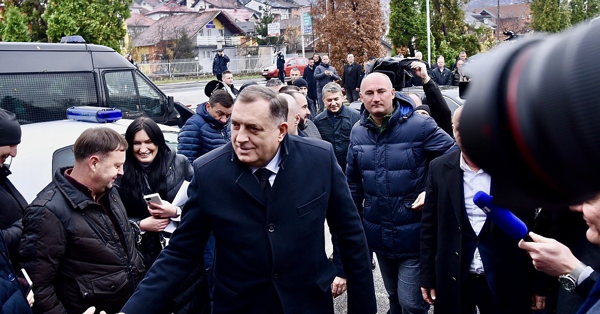 Milorad Dodik stigao u Sud Bosne i Hercegovine, ovaj put ušao je na glavni ulaz