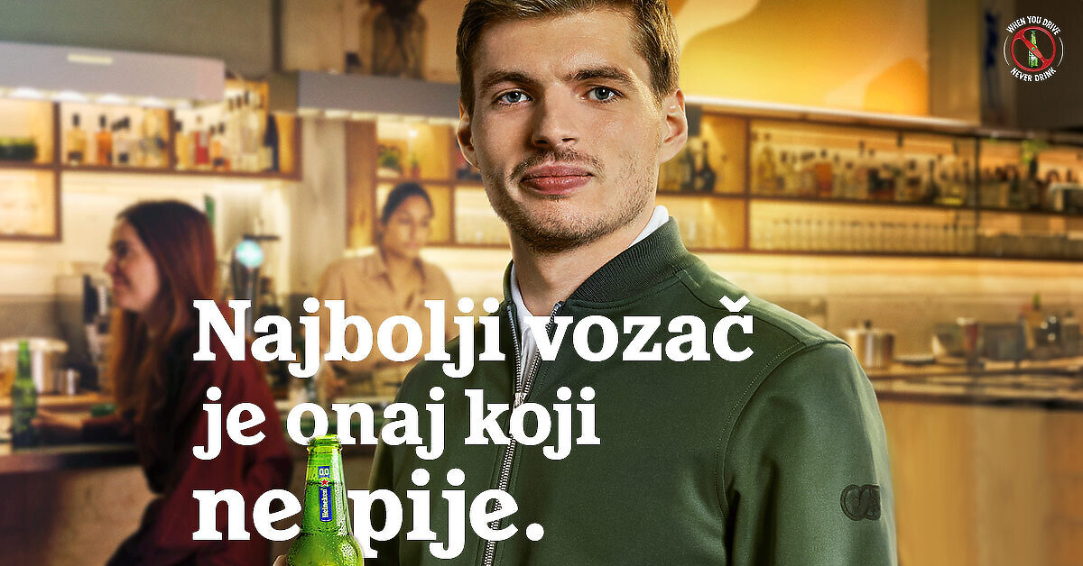 Heineken na tržištu BiH pokrenuo novu kampanju pod nazivom "Kada voziš nemoj piti - najbolji vozač"