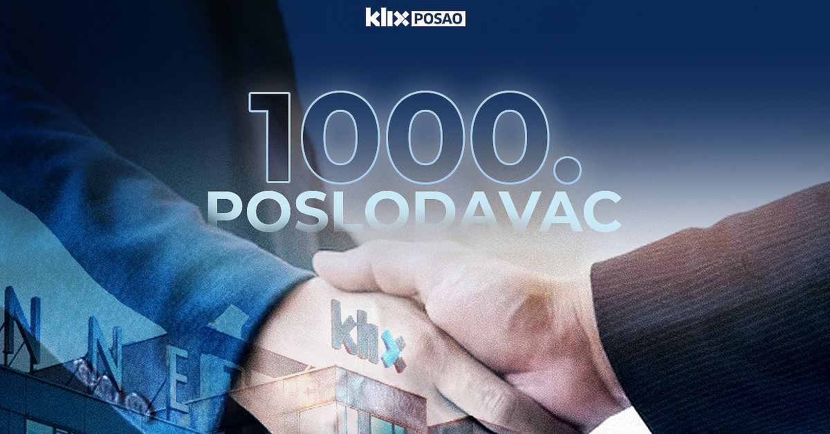 Već 1.000 poslodavaca traži zaposlenike preko portala Klix.ba