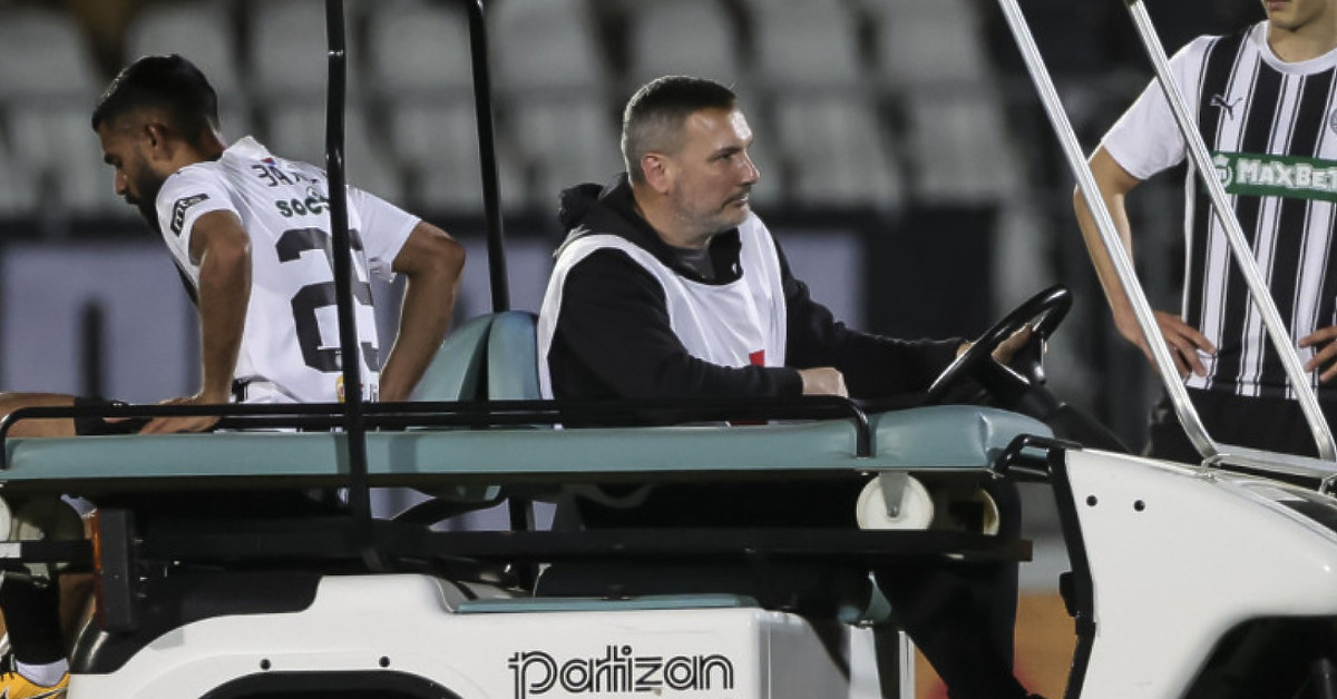 Ramazanski post uzrokovao grčeve igraču Partizana, morao je napustiti teren