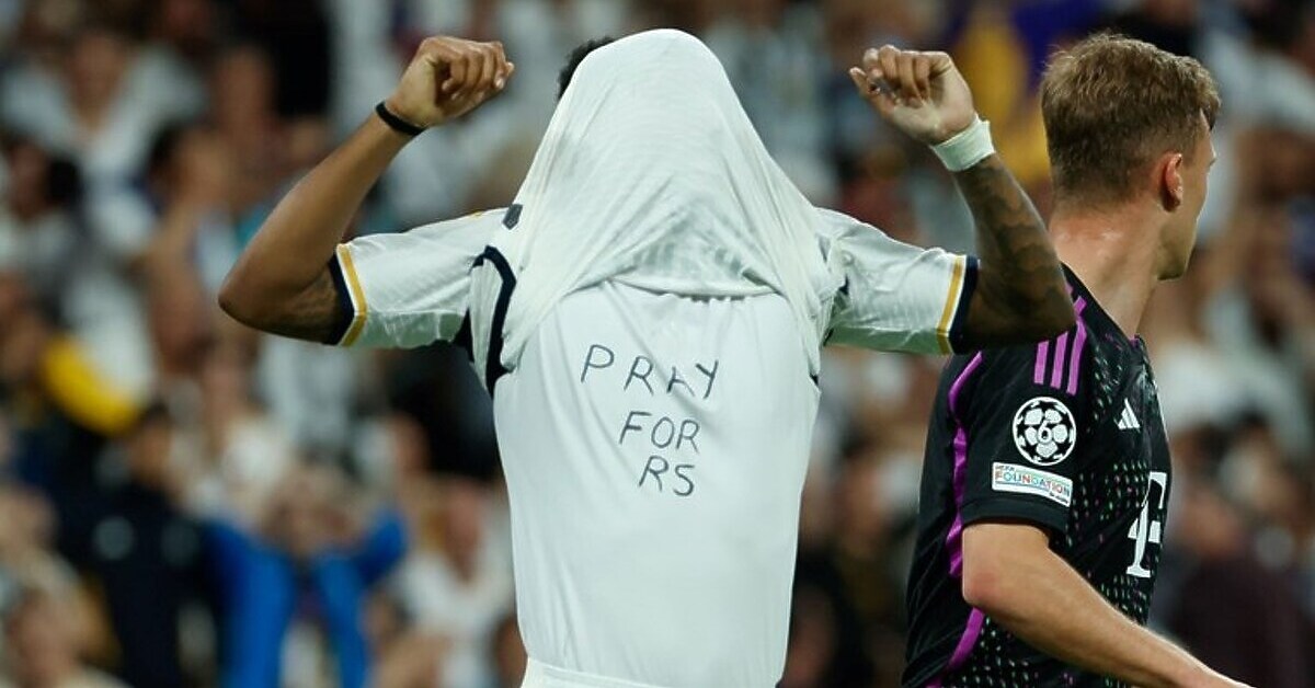 "Pray for RS": Rodrygo je slučajno otkrio poruku koju je želio uputiti ...