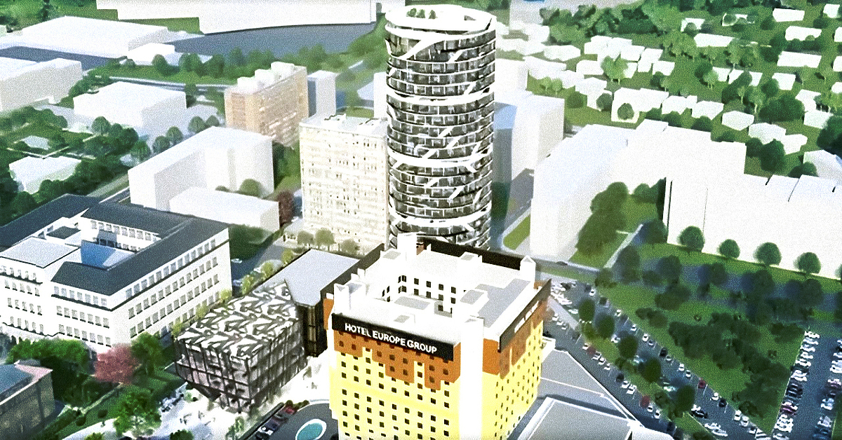 Pogledajte kako će izgledati novi neboder "Europe Tower" u centru Sarajeva
