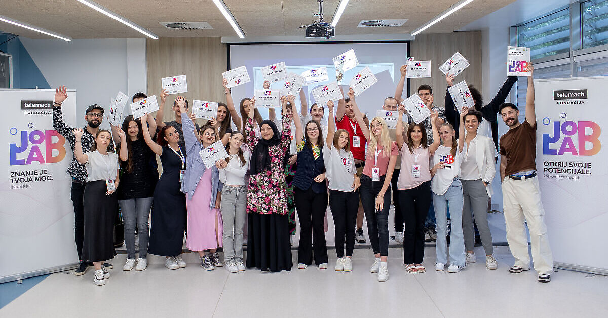 Završena Job Lab studijska posjeta Telemach fondacije: Edukacija, inspiracija i podrška za mlade